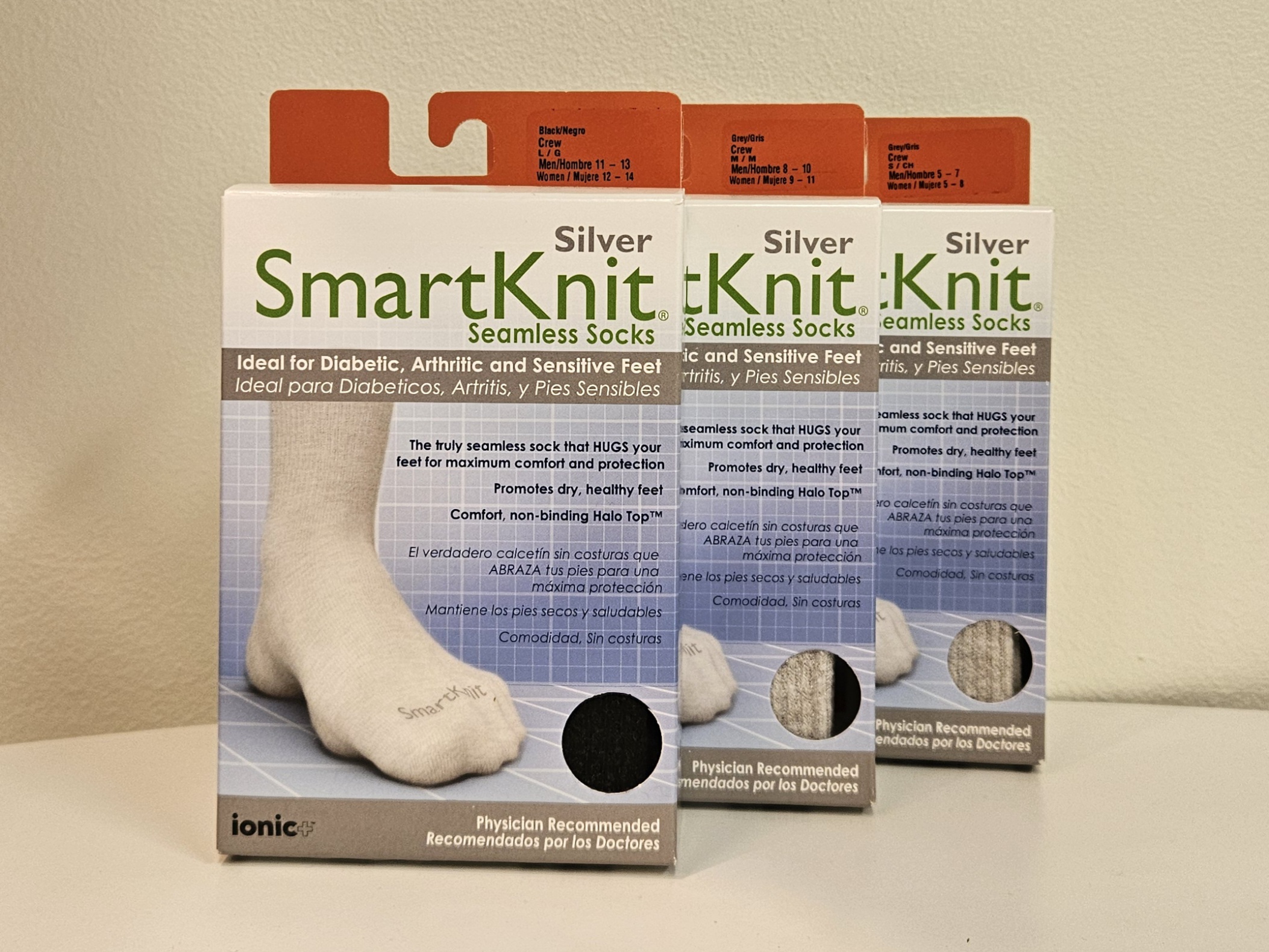 SmartKnit - Saumattomat hopeasukat - Espoon keskuksen fysioterapia